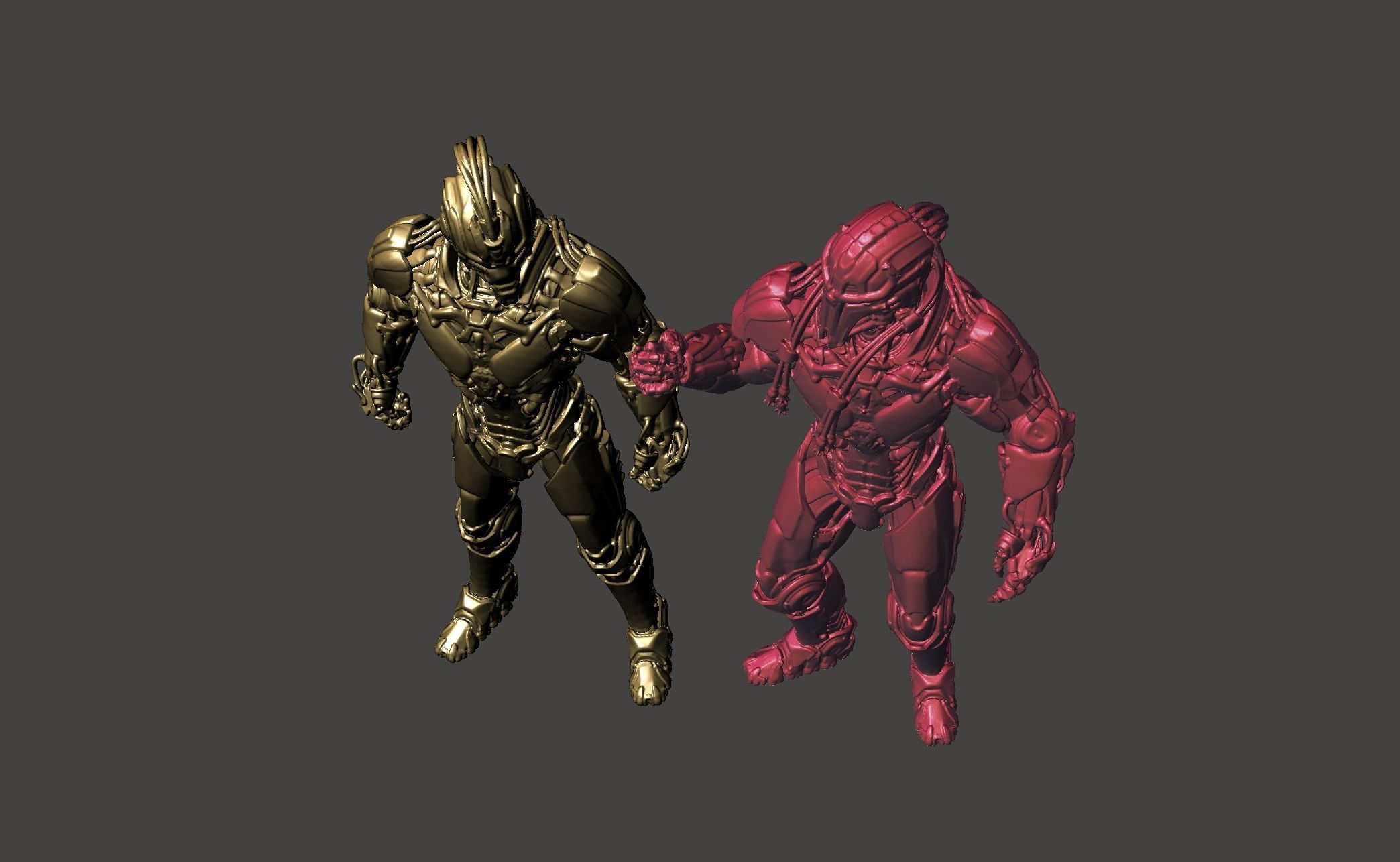 CYRAX and SECTOR - MORTAL KOMBAT 11 CYBORG MK11 Hi-Poly STL 3D model 3D ...