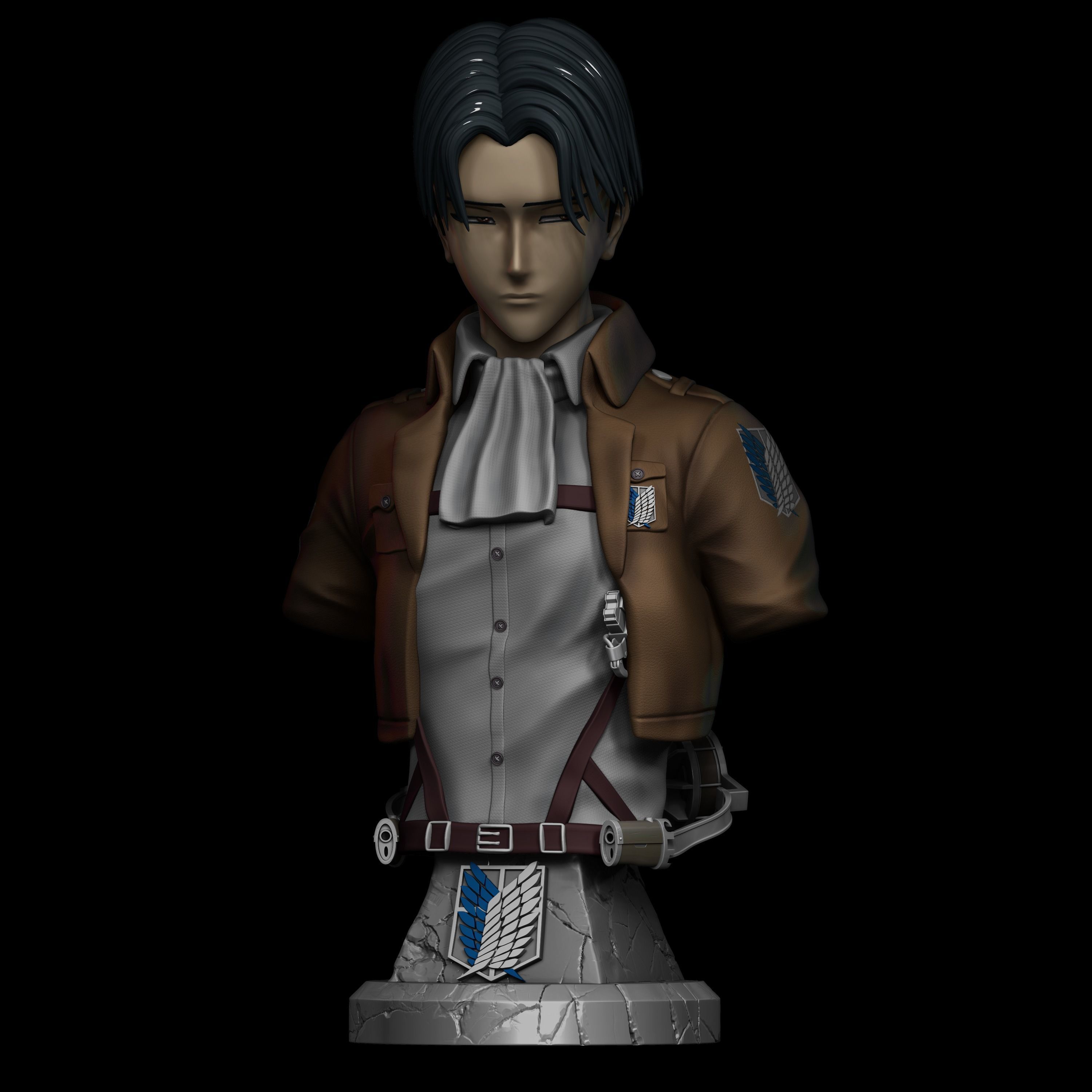 LEVI ACKERMAN BUST 3D model 3D printable | CGTrader