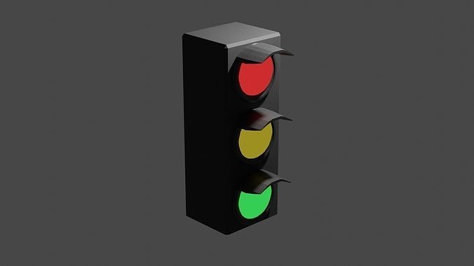 Traffic light free 3D model | CGTrader