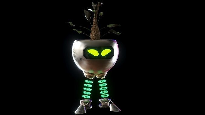 PotBot Plant Robot 3D model | CGTrader