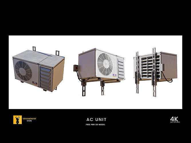 AC Unit free 3D model | CGTrader