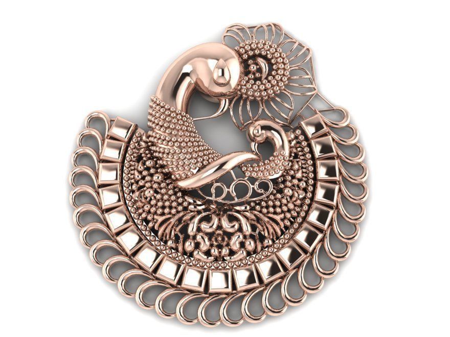 Brooches 3D model 3D printable | CGTrader