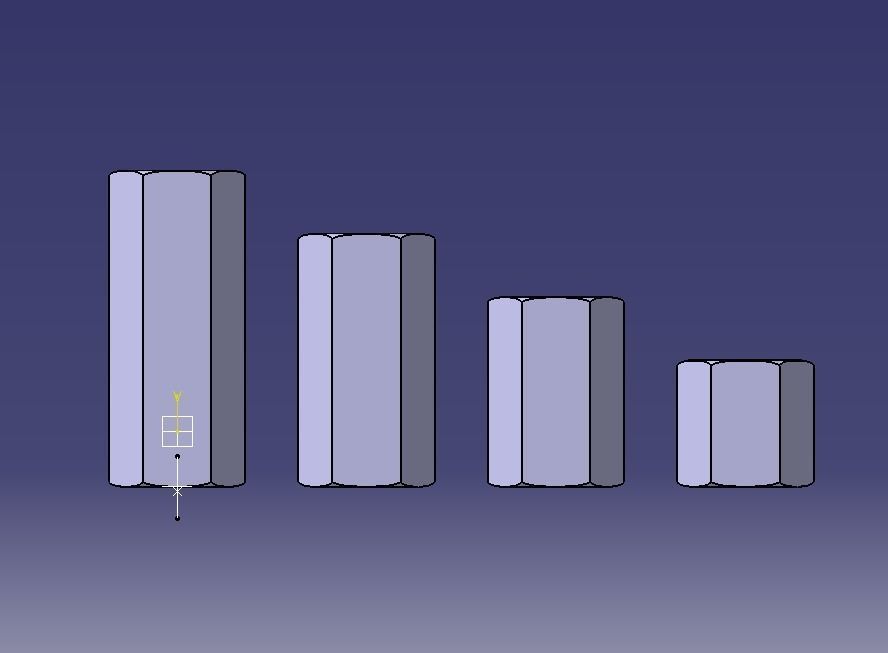 M48 Hexagonal Stud Connector 3D model 3D printable | CGTrader