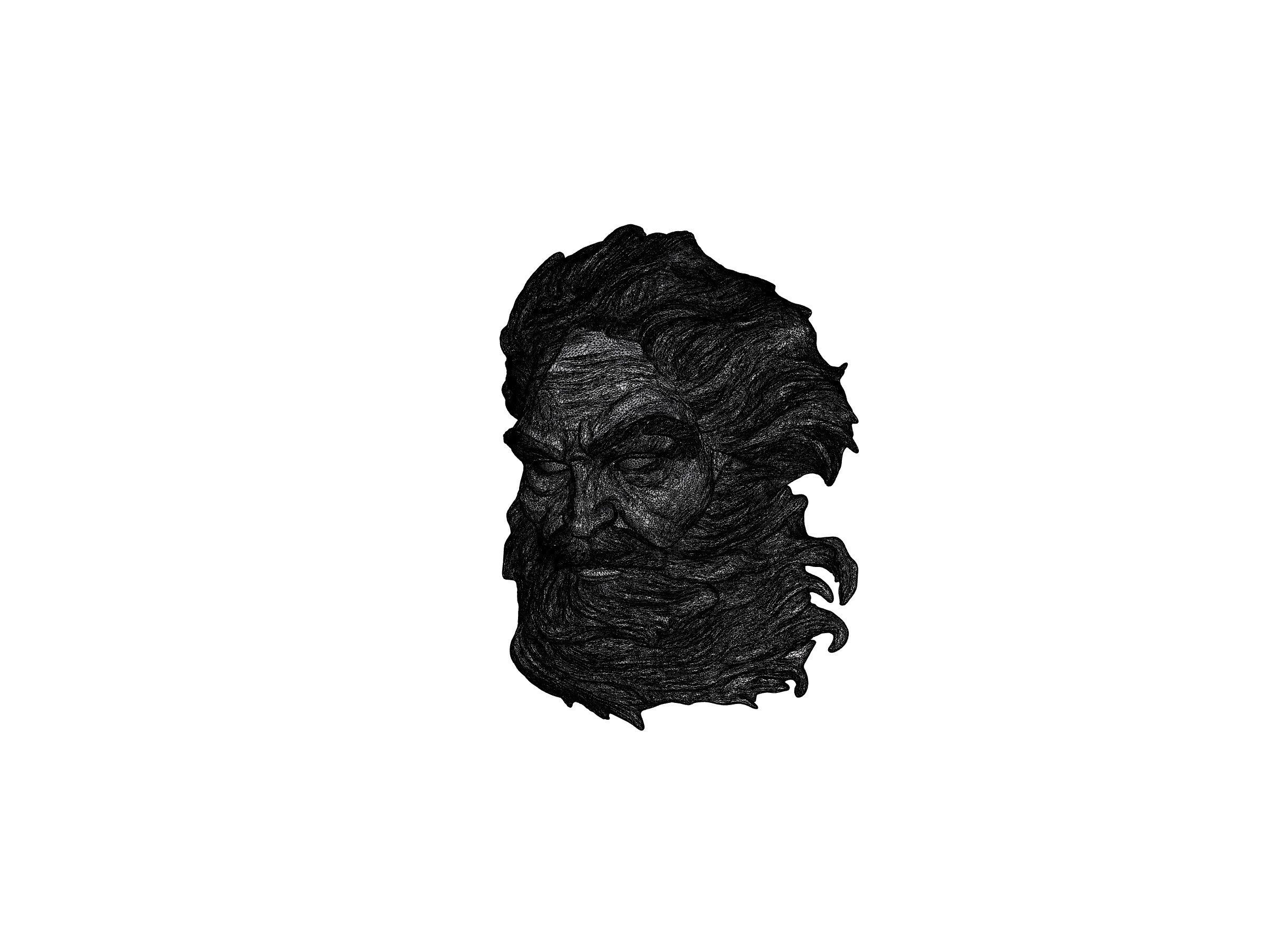 Zeus Face 3D model | CGTrader