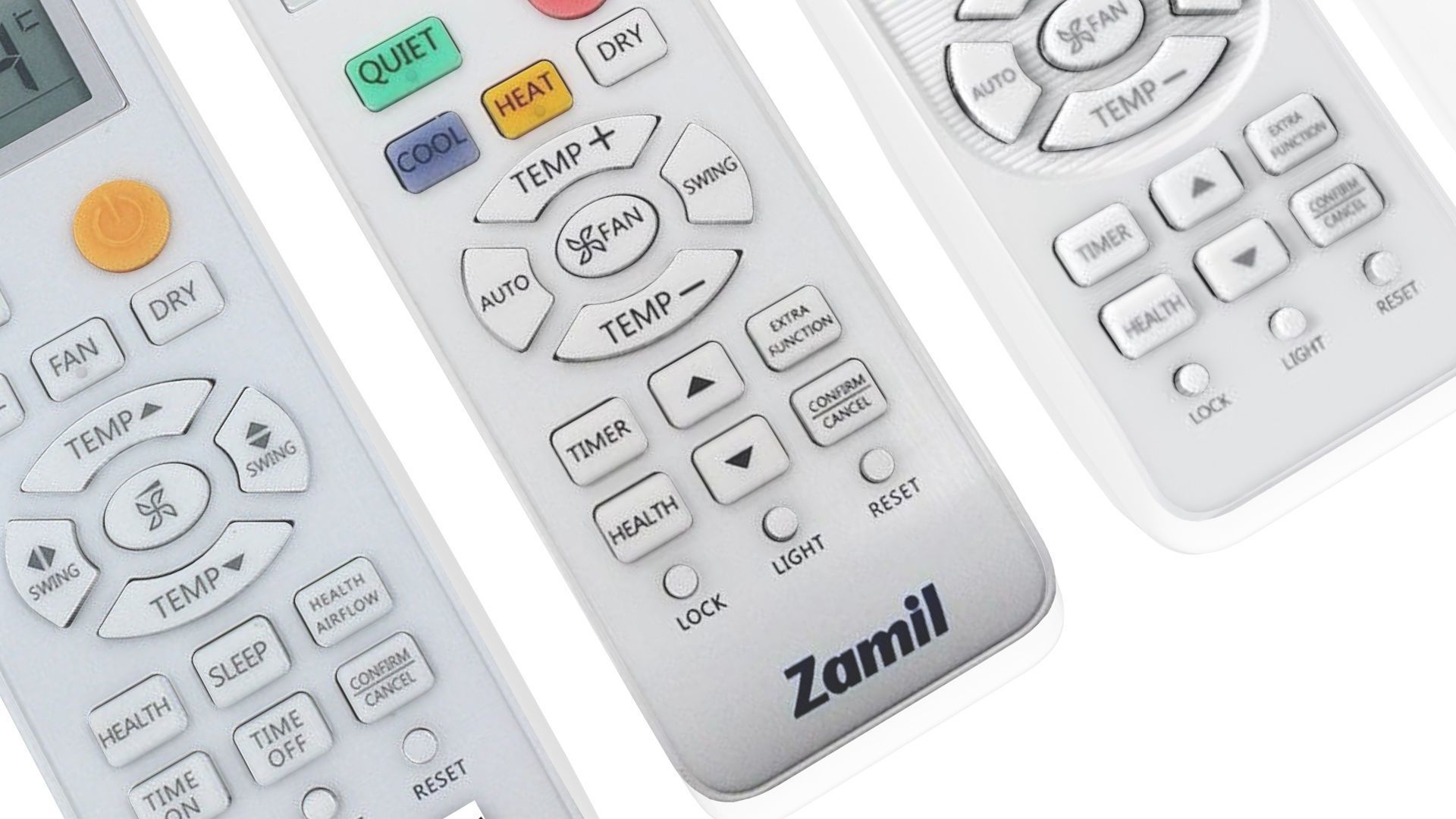 Haier Air Conditioner Remote Controls Set 3D model | CGTrader