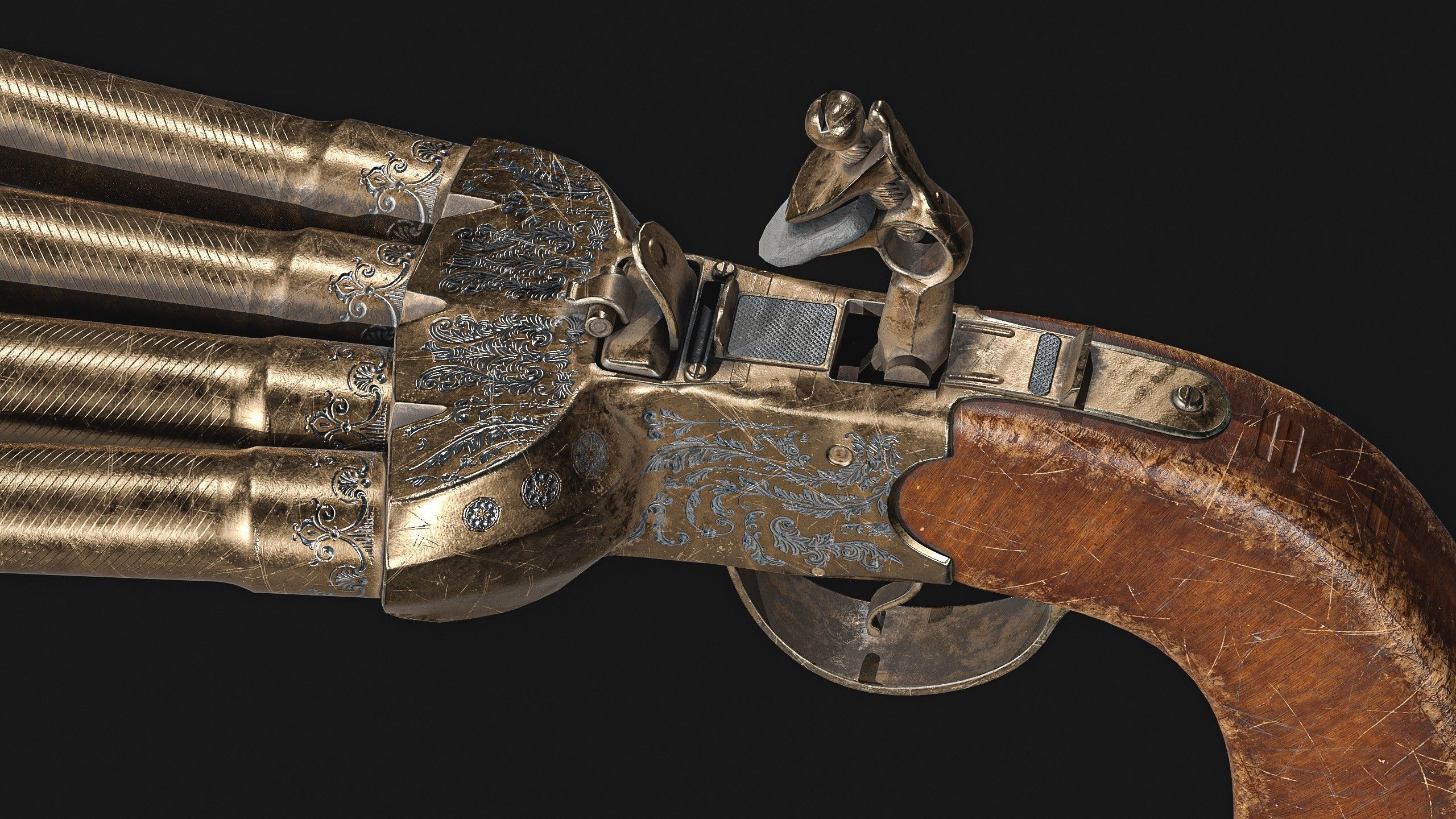 3D model Duck Foot Pistol VR / AR / low-poly | CGTrader