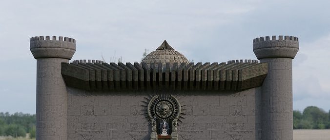 simple princess castle 3D model | CGTrader