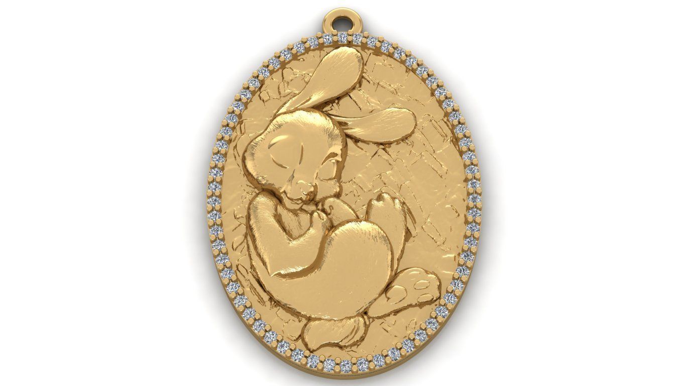 Rabbit bunny hare coney cony lapin krolik 2023 year 3D model 3D ...