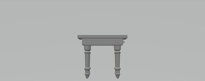 Table 3D model 3D printable | CGTrader