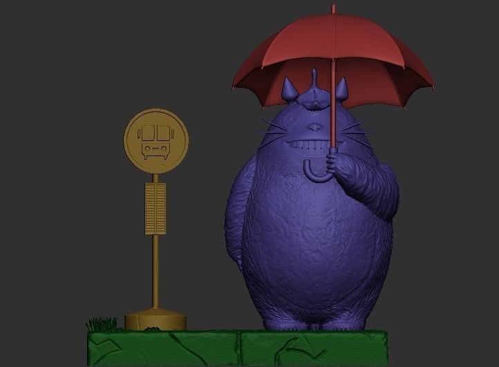 Totoro - My Neighbor Totoro 3D model 3D printable | CGTrader