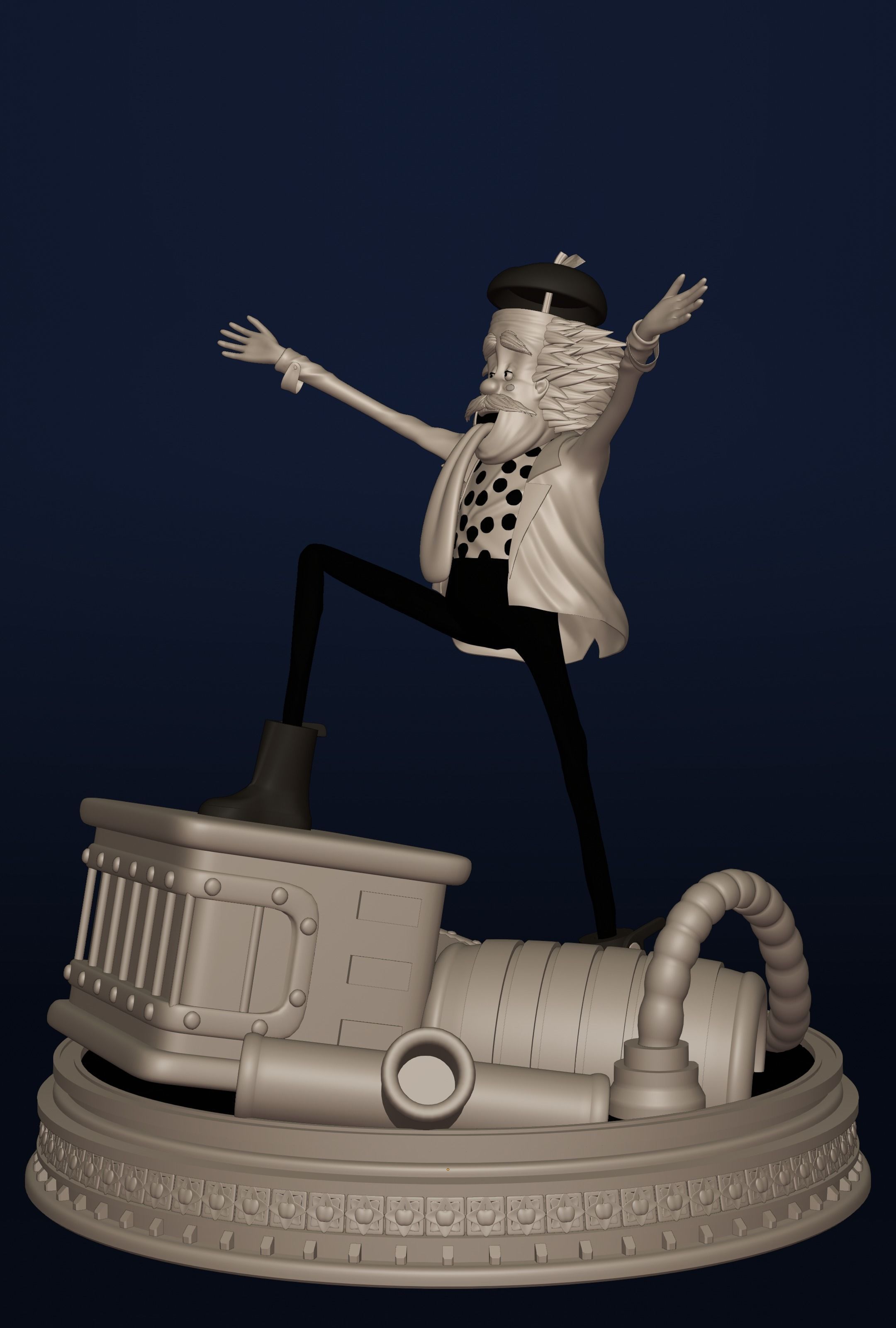 3D model ONE PIECE VEGAPUNK FIGURE SCULPT VR / AR / low-poly | CGTrader