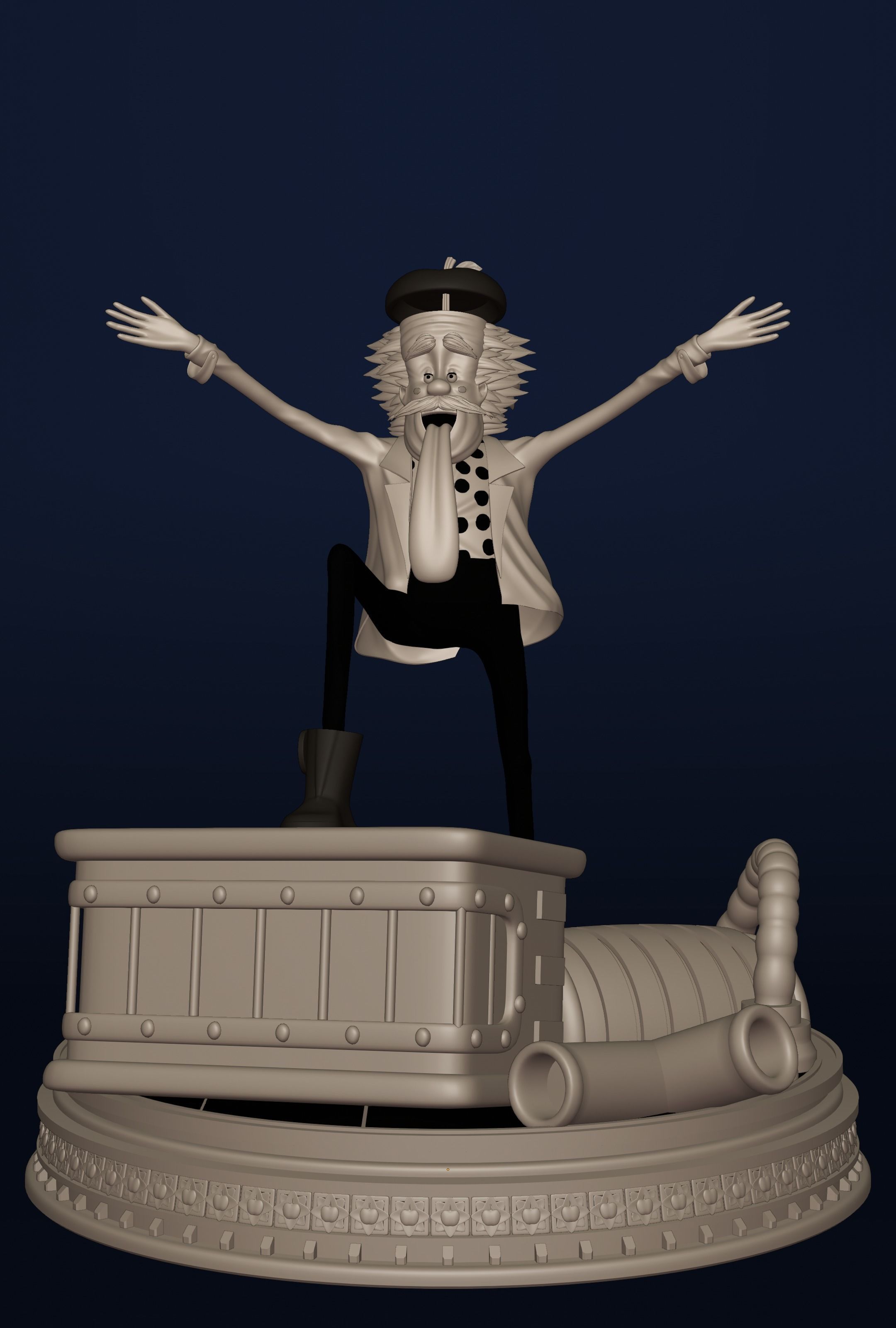 3D model ONE PIECE VEGAPUNK FIGURE SCULPT VR / AR / low-poly | CGTrader