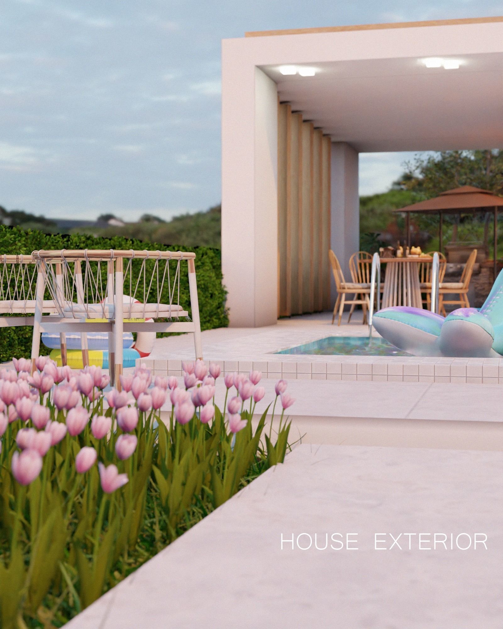 House exterior - Blender scene 3D model | CGTrader