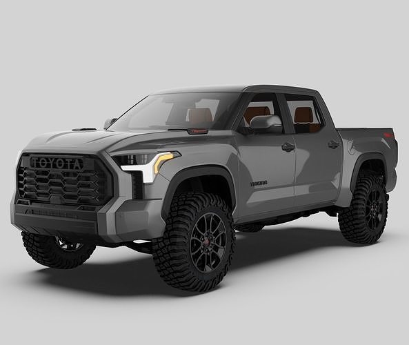3D model Toyota Tundra 2023 TRDPRO VR / AR / low-poly | CGTrader