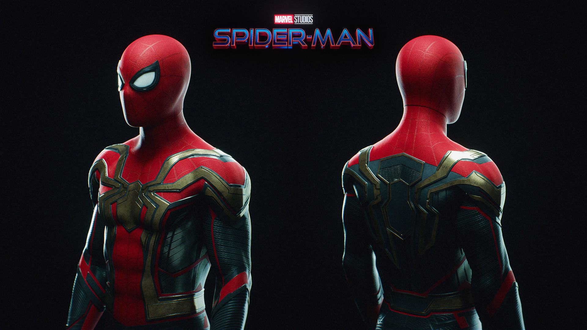 Spider-Man No Way Home Integrated Suit Rigged 3D Model for VFX 3D model ...