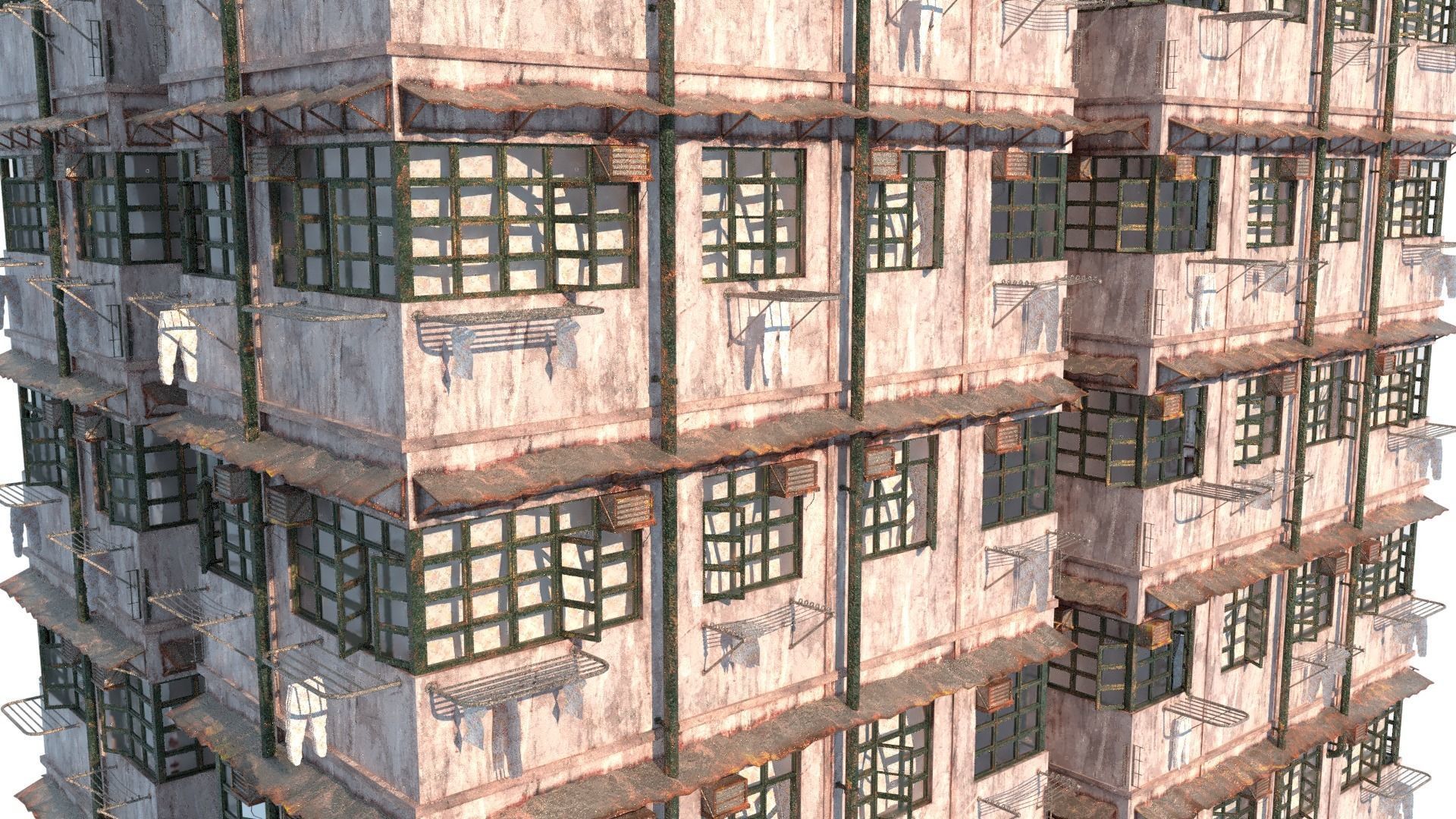 Hong Kong Street V3 3D model | CGTrader