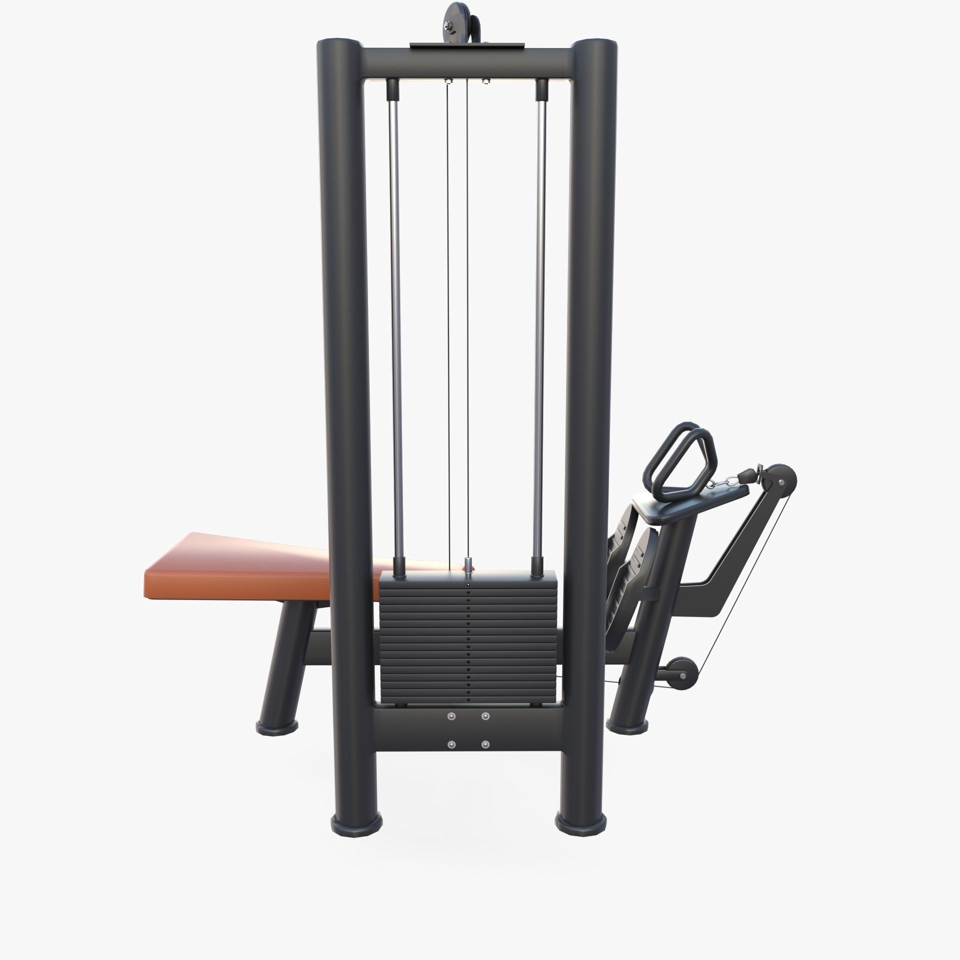 3D model Pulley row VR / AR / low-poly | CGTrader