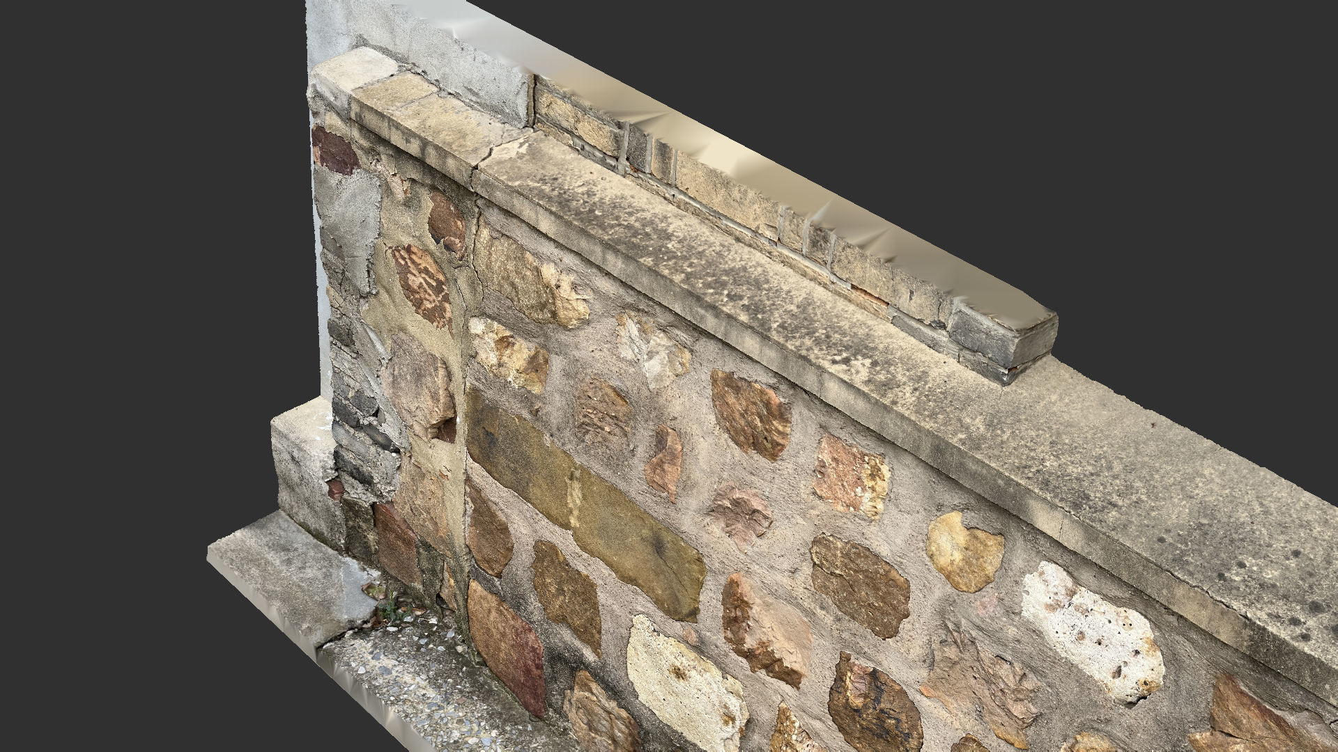 A stone wall 3d scan 3D model | CGTrader