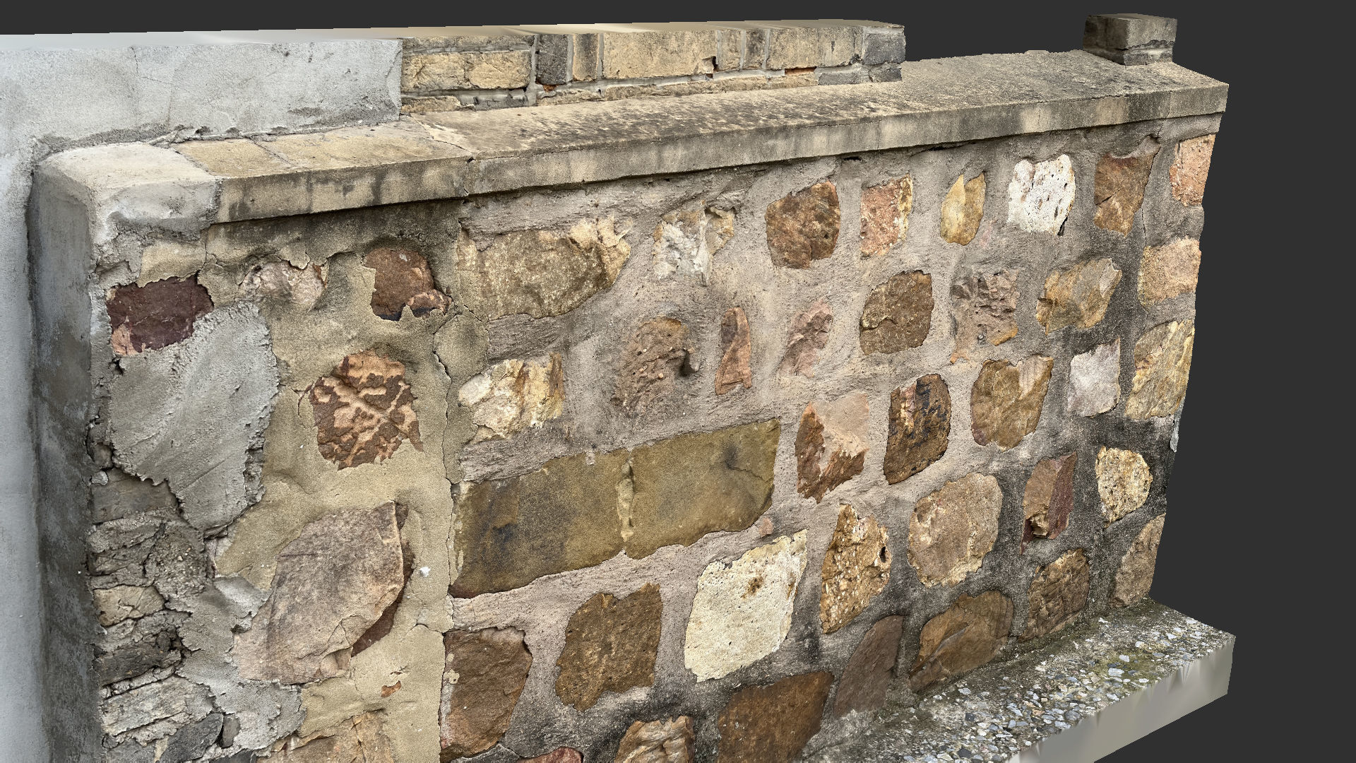 A stone wall 3d scan 3D model | CGTrader