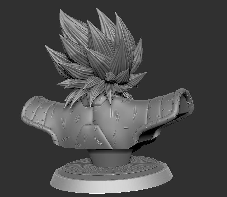 Broly Bust 3D model 3D printable | CGTrader