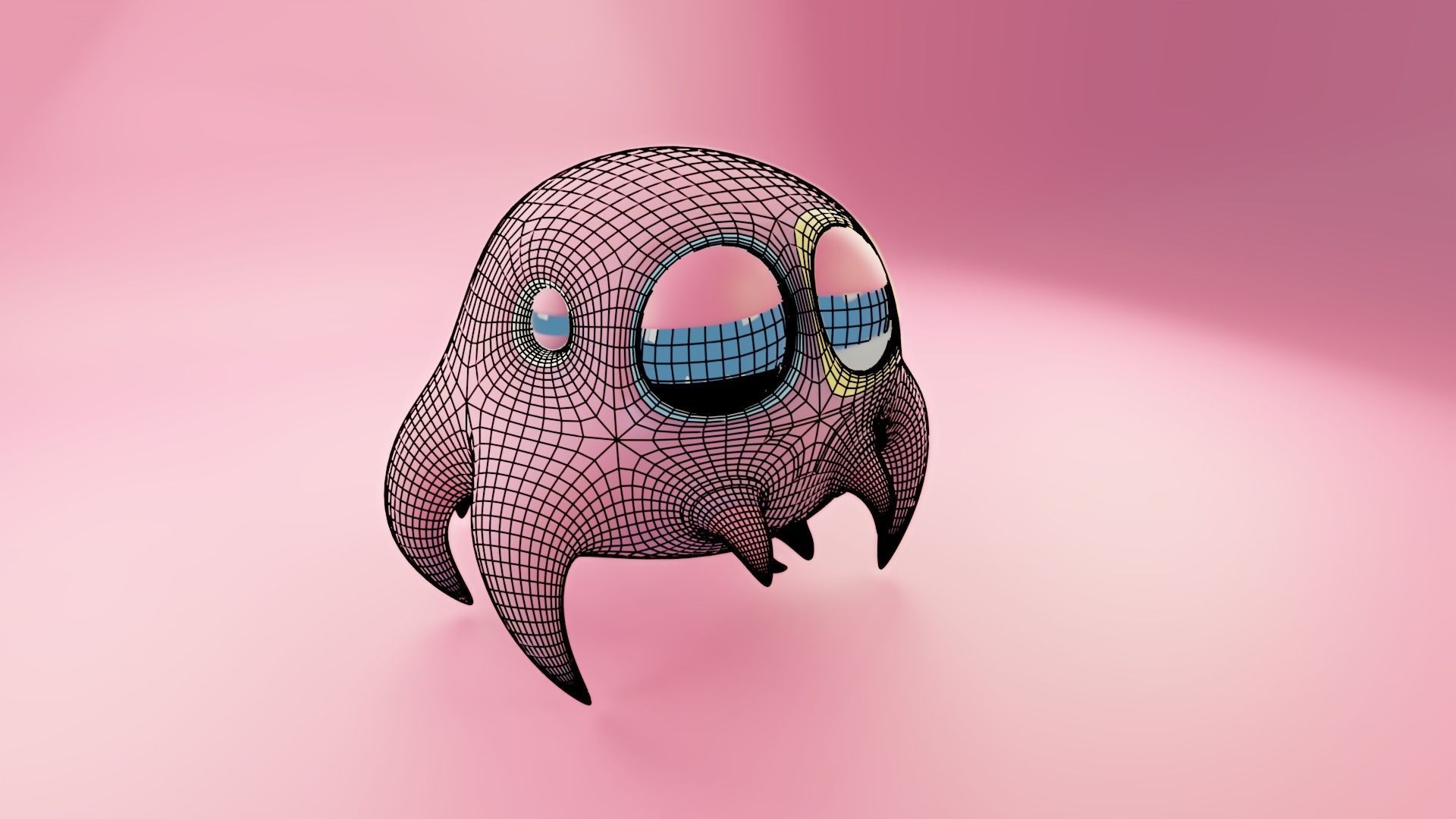 Cute Spider Character UV Unwrapped and Fur 3D model rigged | CGTrader