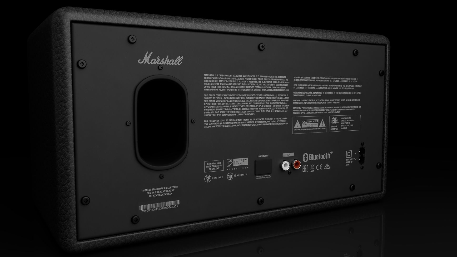 3D model Marshell Speaker 3d model VR / AR / low-poly | CGTrader