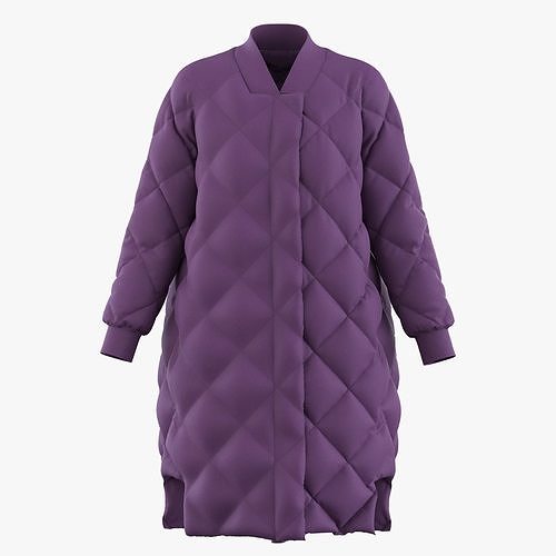 Women Puffer Jackets free 3D model | CGTrader