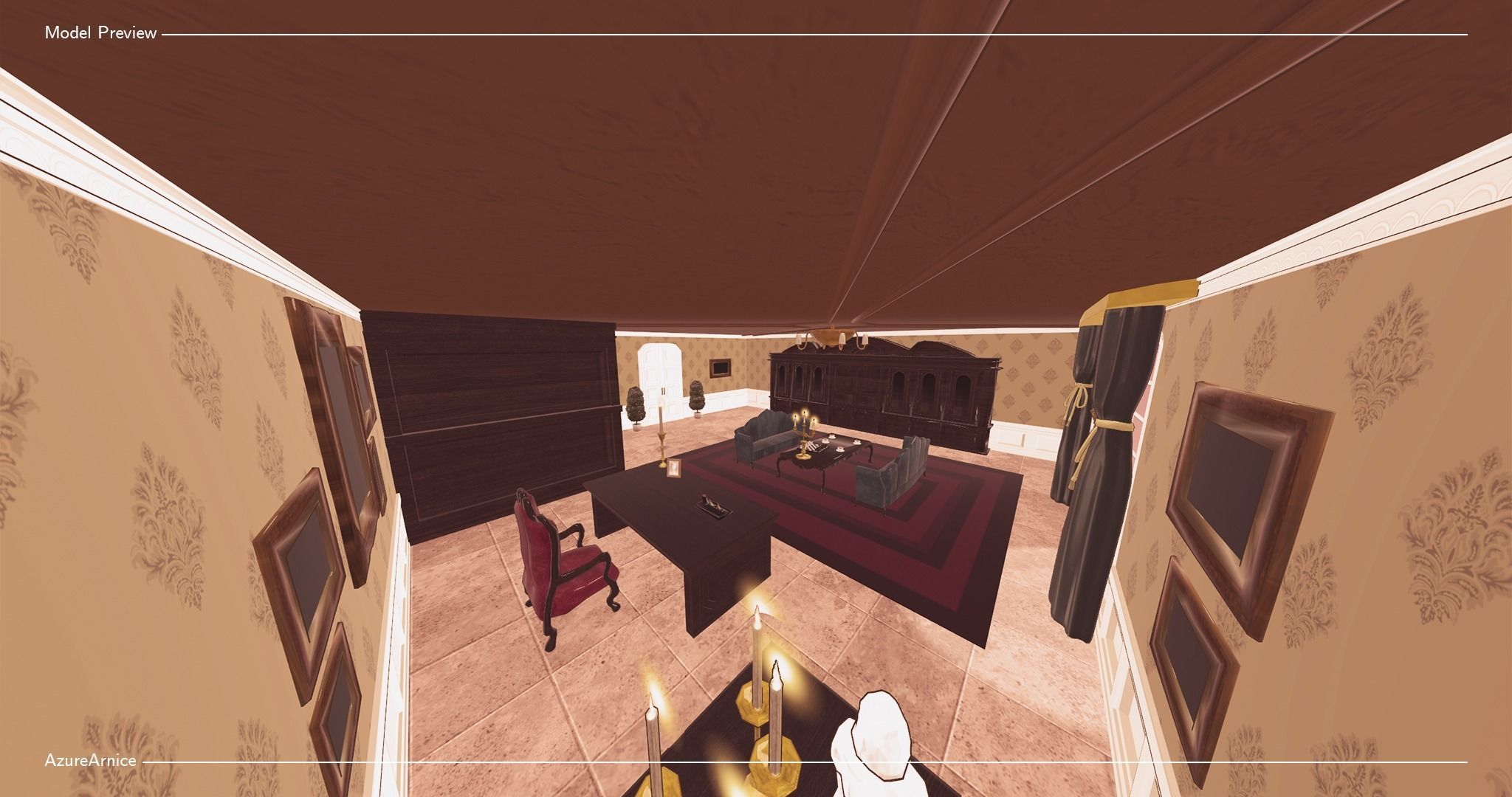 Highschool DxD - Occult Research Club Stage MMD Model free VR / AR ...