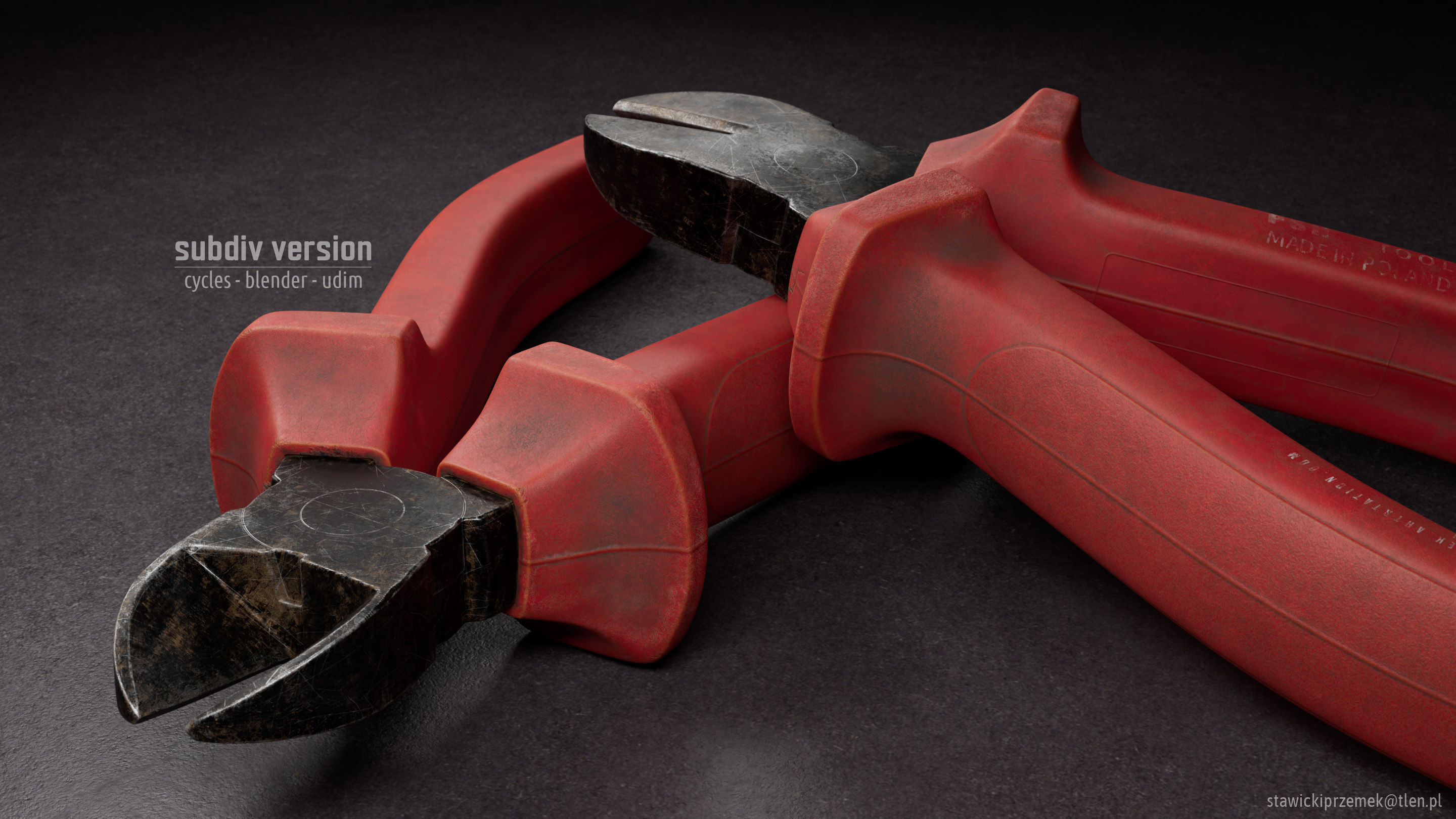 3D model Piler Side Cutter - 2 version - VR / AR / low-poly | CGTrader