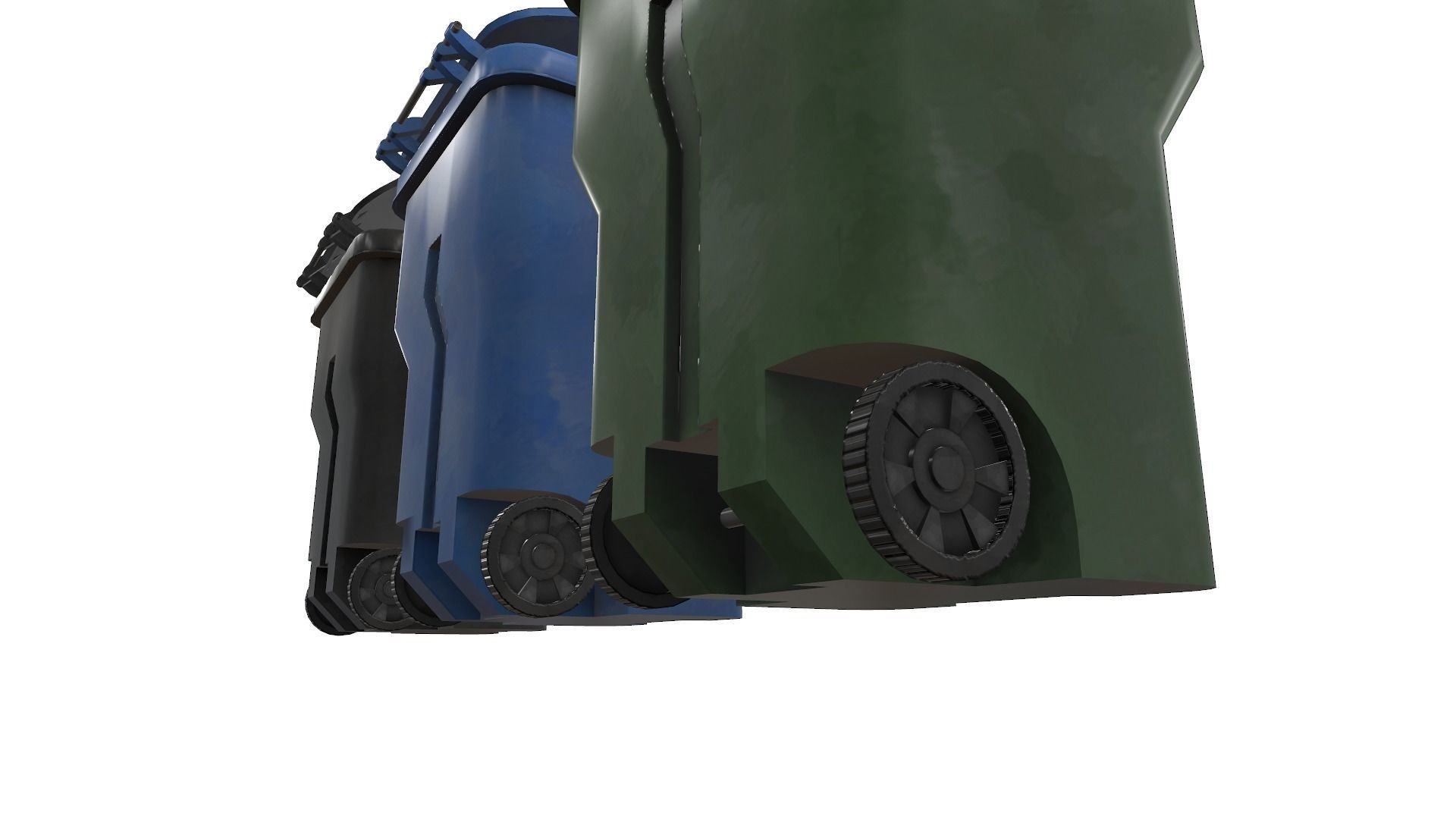 3D model Trash Bins VR / AR / low-poly | CGTrader