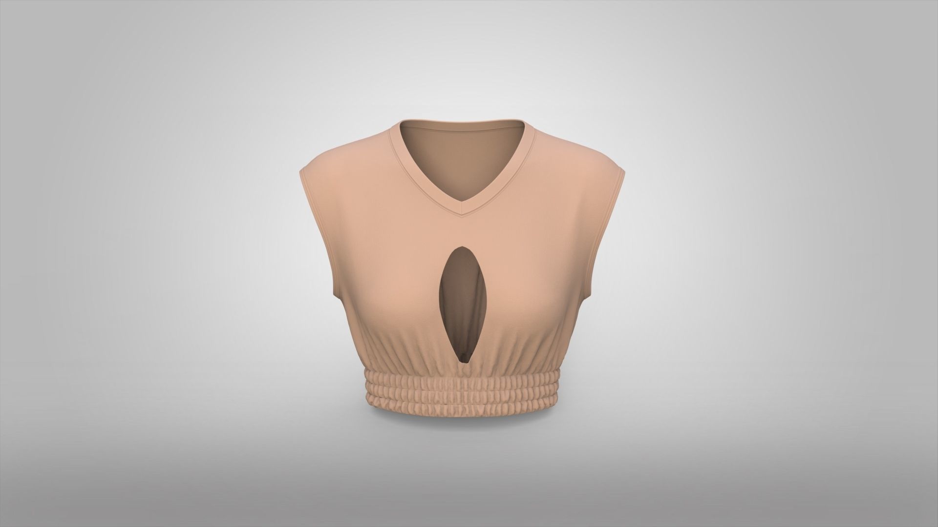 Fashionable Top Dress Design 3D model | CGTrader
