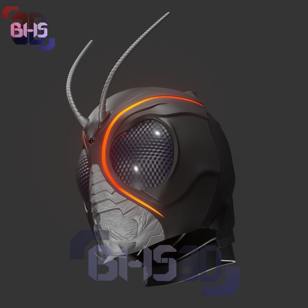 KR Blacksun Helmet 3D model 3D printable | CGTrader