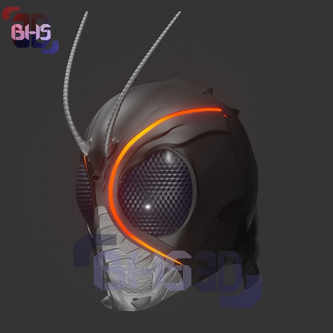 KR Blacksun Helmet 3D model 3D printable | CGTrader