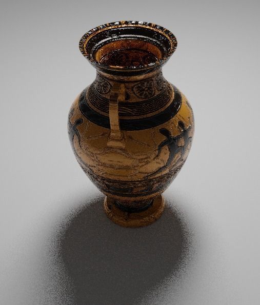 3D model Greek Jar Low-poly VR / AR / low-poly | CGTrader