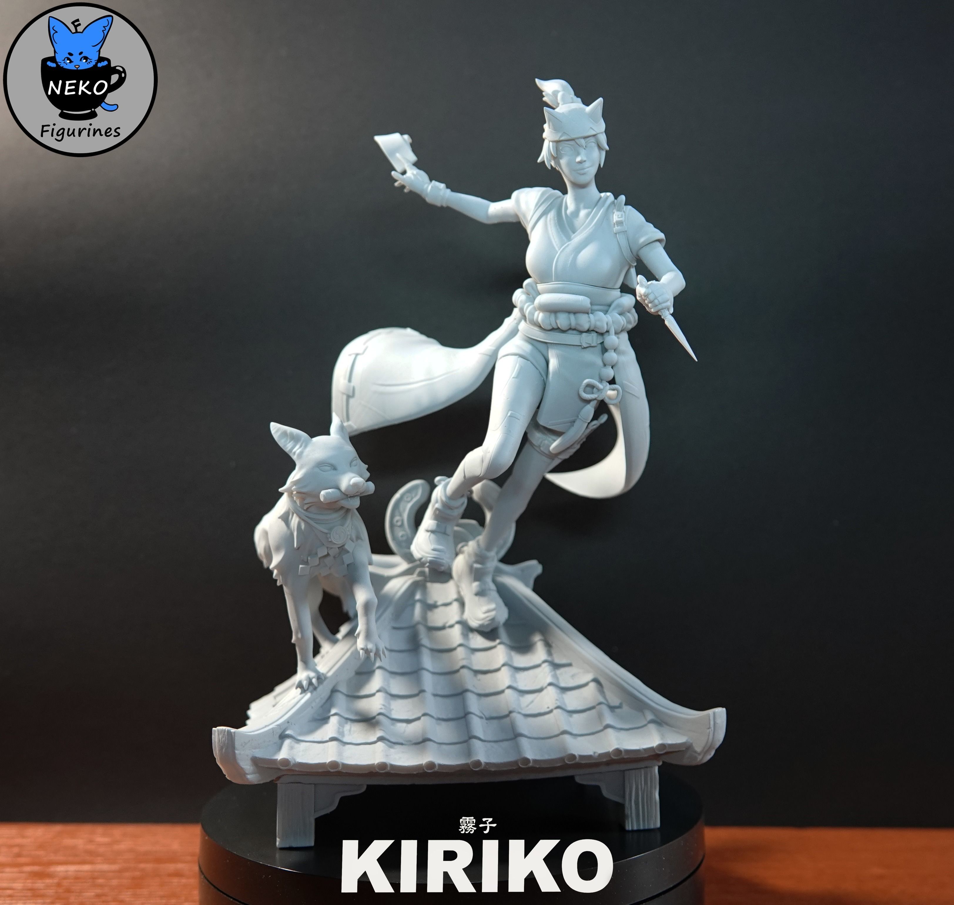 Kiriko OverWatch 2- STL Game Figurine for 3D Printing 3D model 3D ...