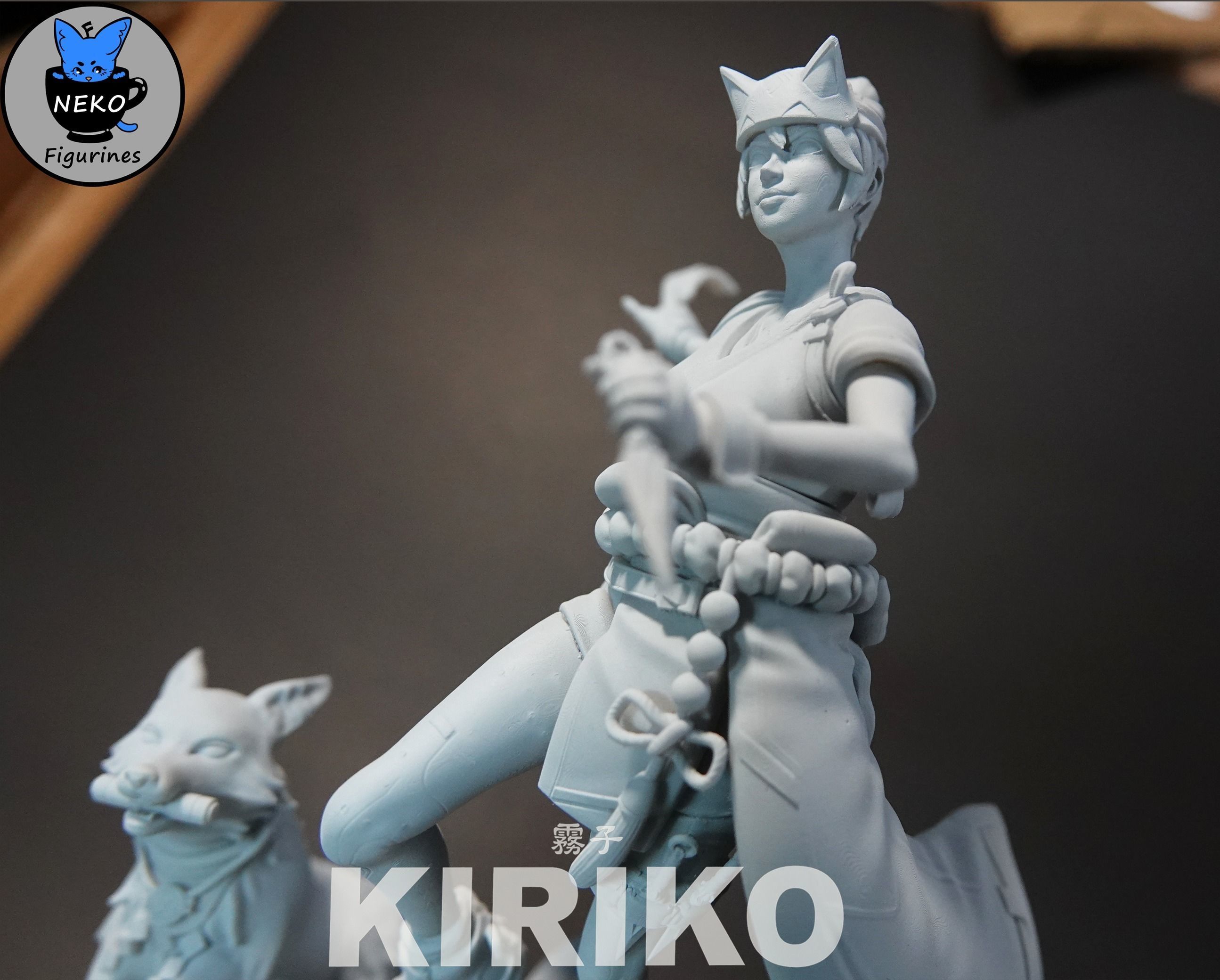Kiriko OverWatch 2- STL Game Figurine for 3D Printing 3D model 3D ...