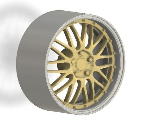 BBS LM Wheels 3D model 3D printable | CGTrader