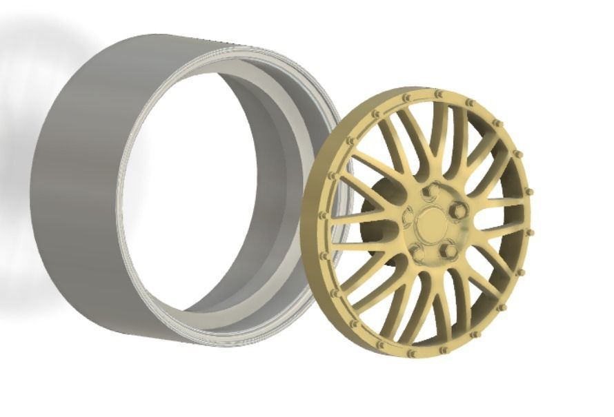 BBS LM Wheels 3D model 3D printable | CGTrader