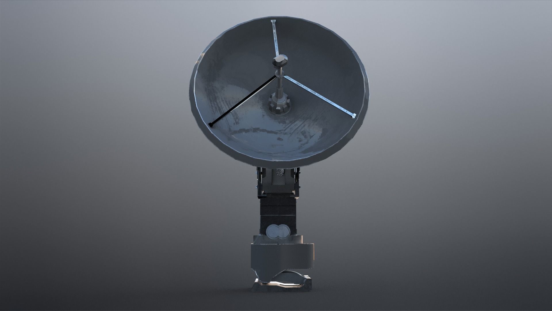 3D model SciFi Satellite Dish VR / AR / low-poly | CGTrader