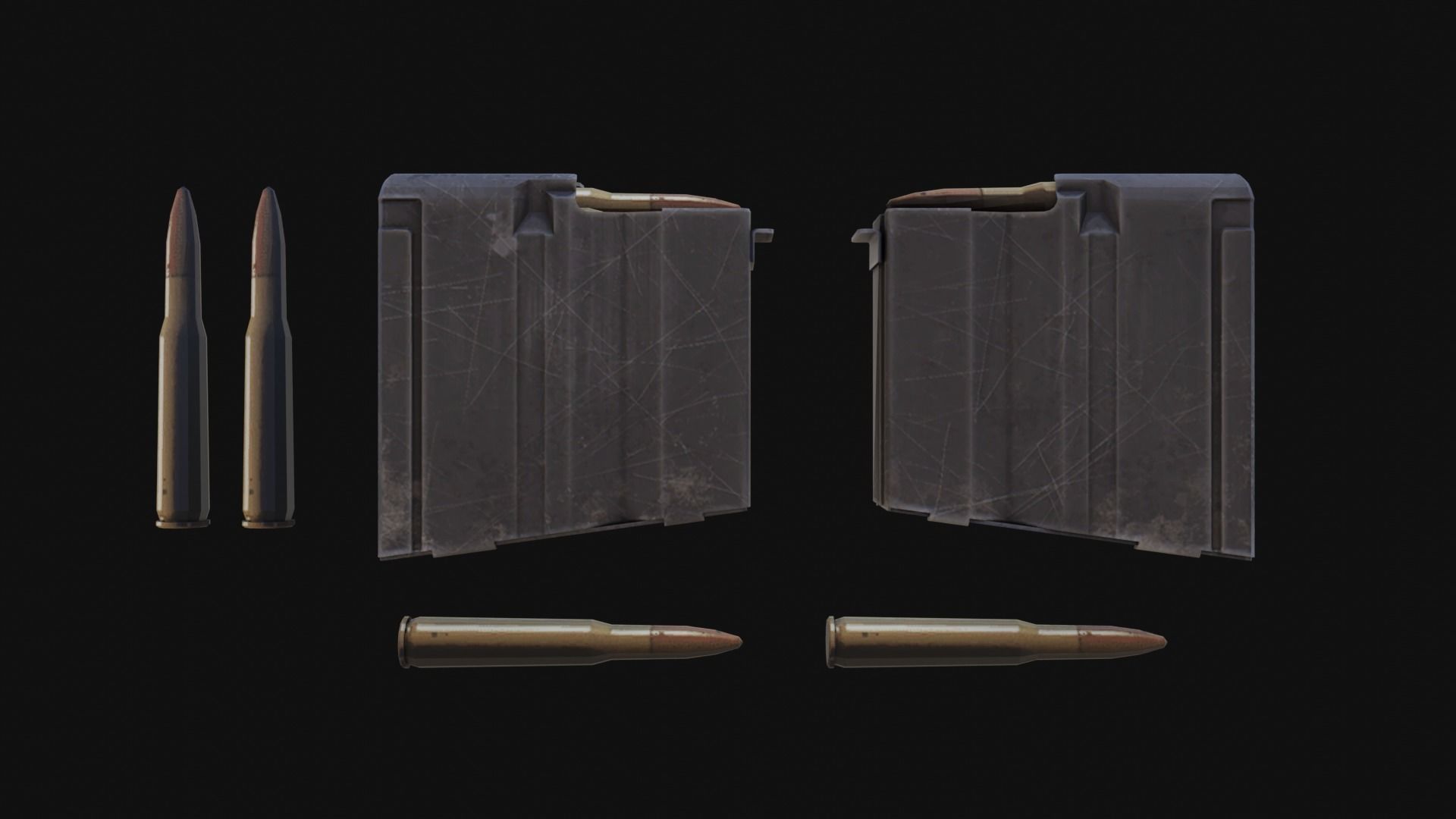 3D model The ultimate M107 Sniper Game-ready Model 2K PBR Texture VR ...