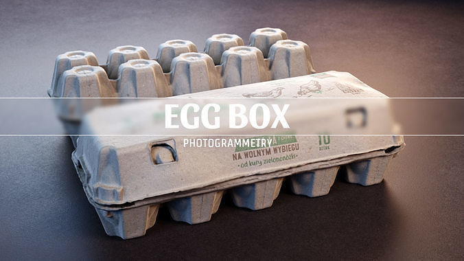 Egg Box -02- Photogrammetry 3D model | CGTrader