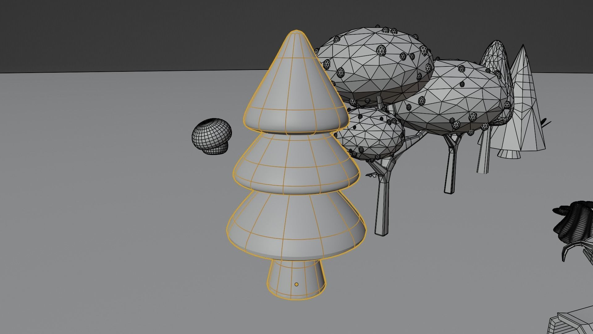 3D model Bundle of LOW POLY PLANT models VR / AR / low-poly | CGTrader