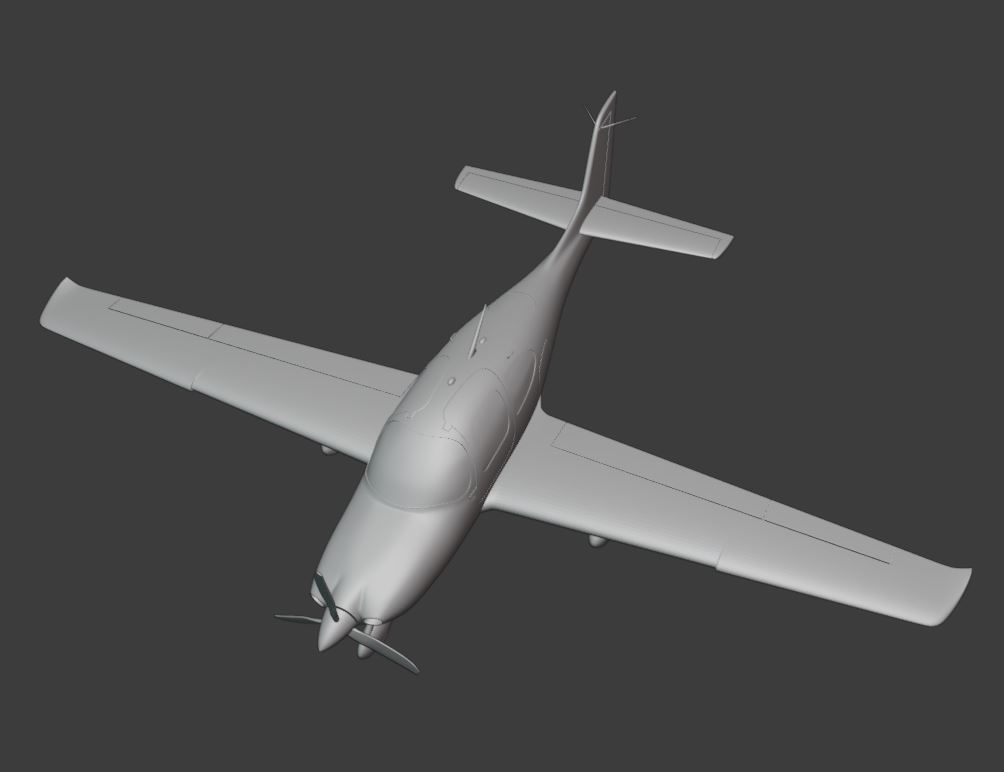 Cirrus SR22 3D model 3D printable | CGTrader