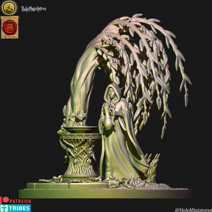 Wood elf queen unit filler 3D model 3D printable | CGTrader
