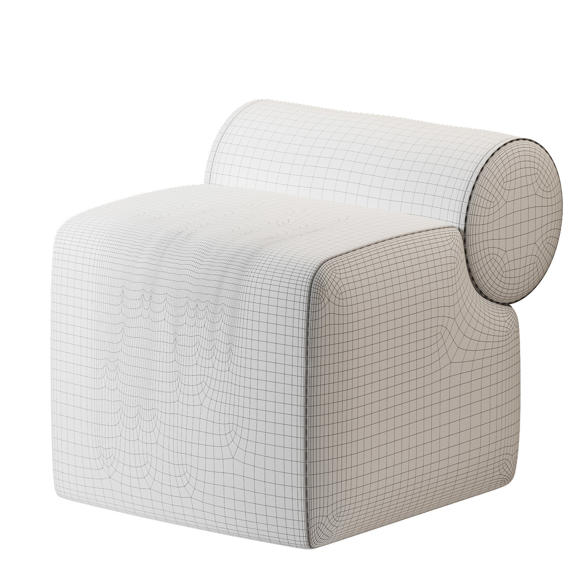 Kelly Wearstler Esfera Ottoman 3D model | CGTrader