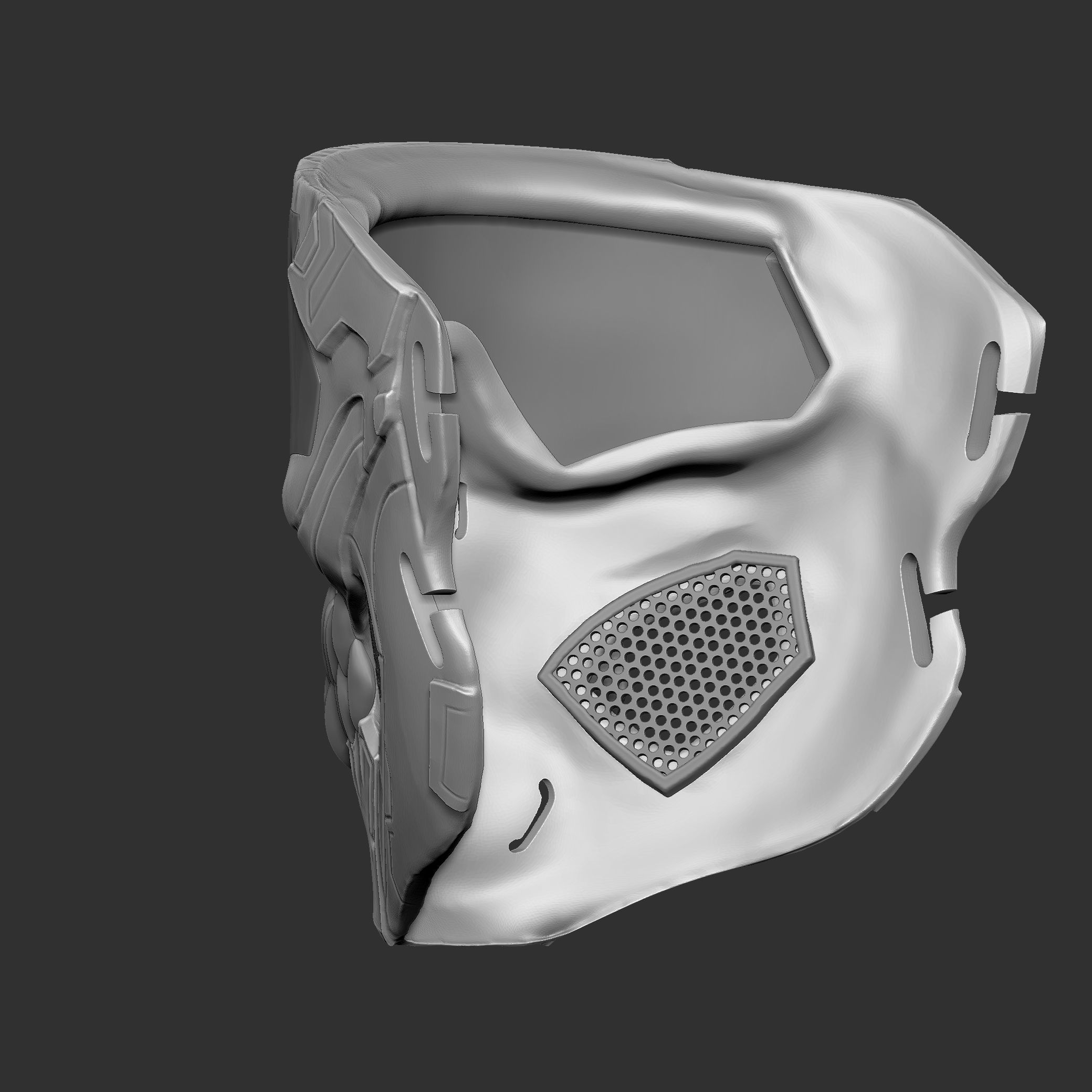 Prot Mask Combo v-01 02 3D model 3D printable | CGTrader