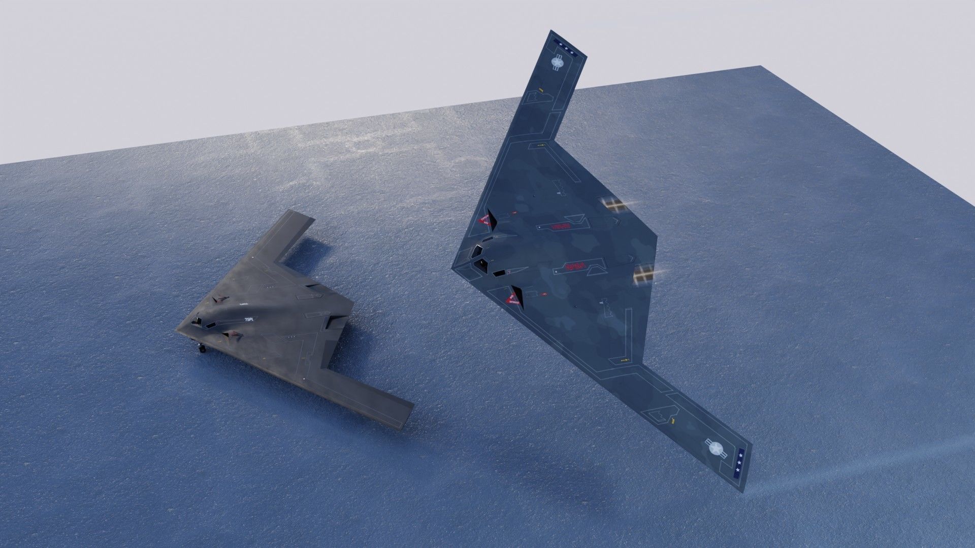 3D model Northrop Grumman B-21 Raider VR / AR / low-poly | CGTrader