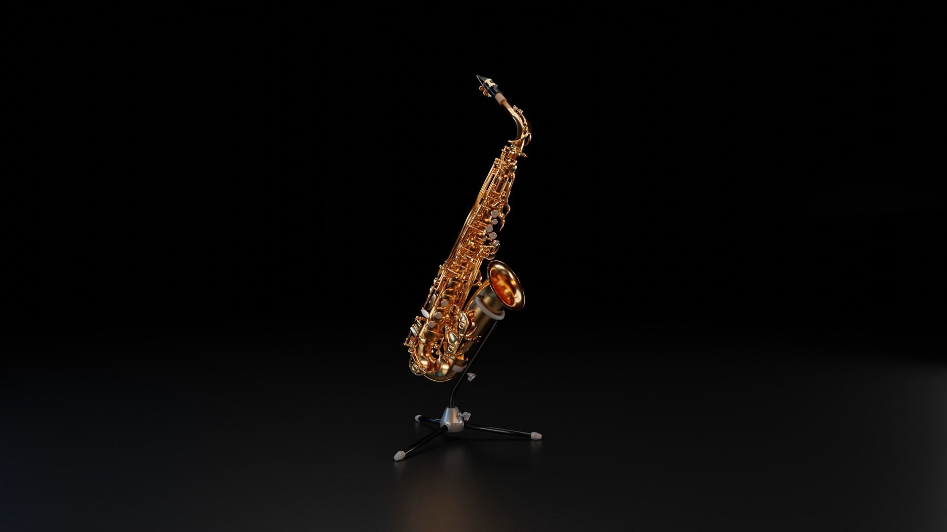 3D model Alto Saxophone - Yamaha YAS-280 - DMAXDesigns VR / AR / low ...