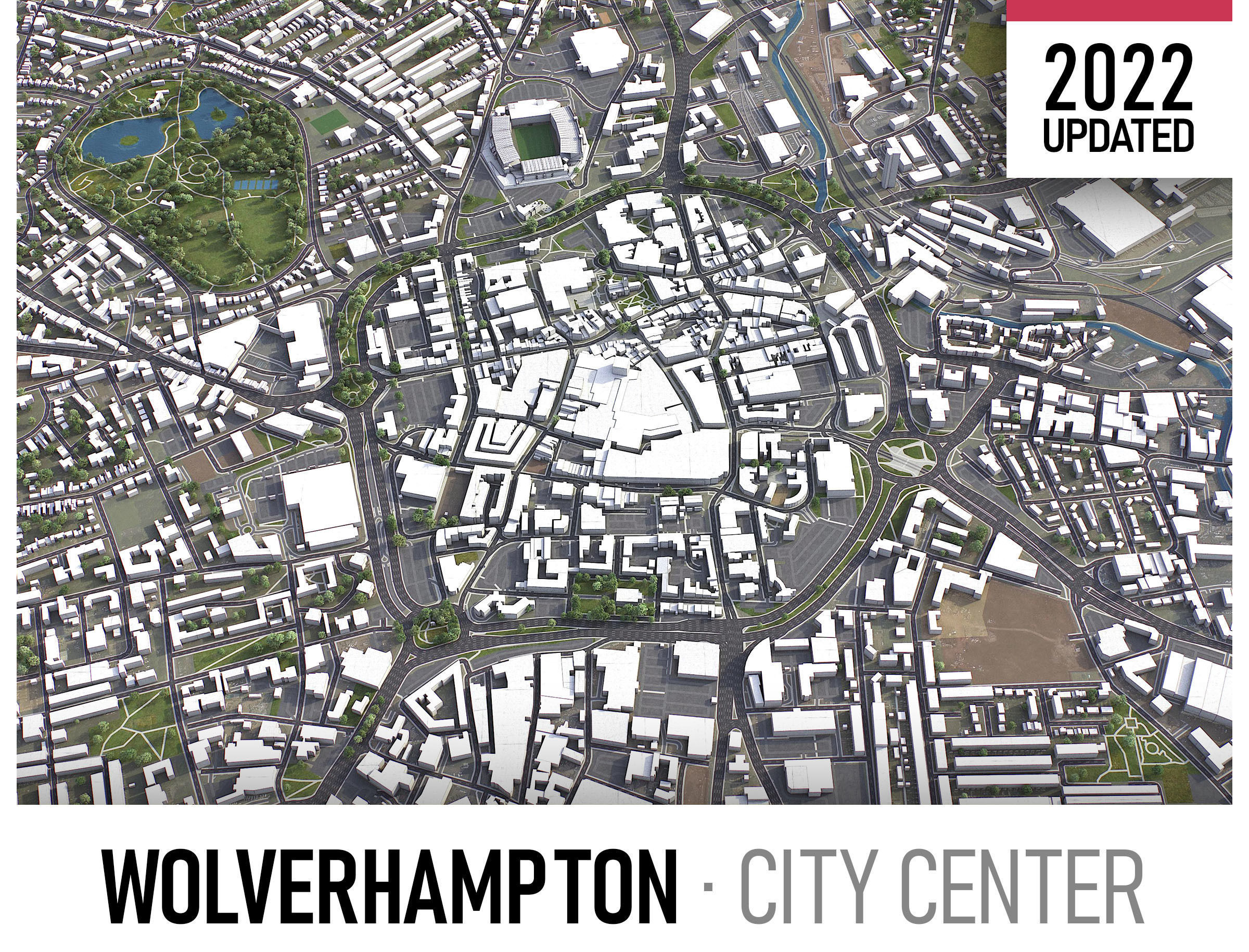 3D model Wolverhampton VR / AR / low-poly | CGTrader