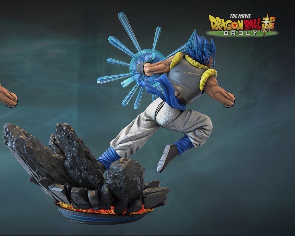 Super Saiyan Gogeta 3D model 3D printable | CGTrader